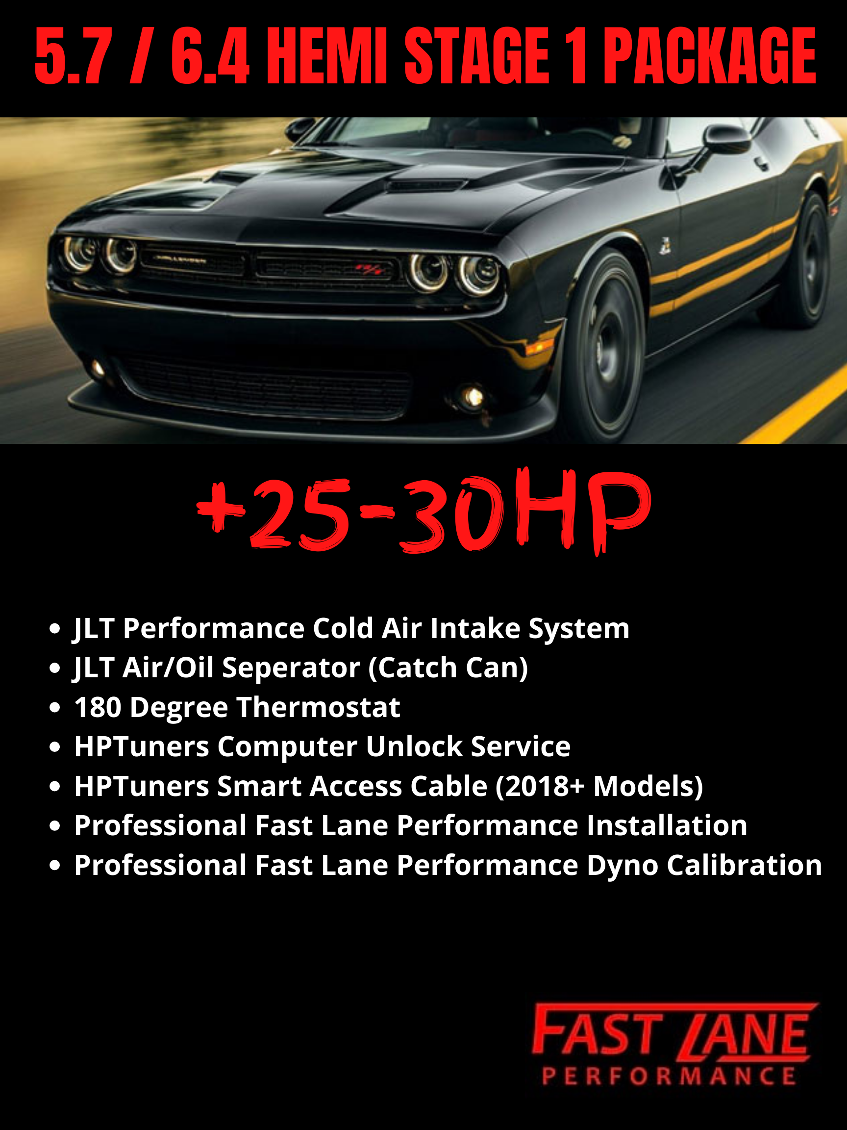 Hemi Stage 1 Package – Fast Lane Performance