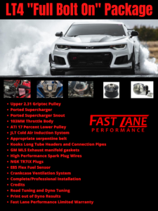 LT4 Full “Full Bolt On” Package – Fast Lane Performance