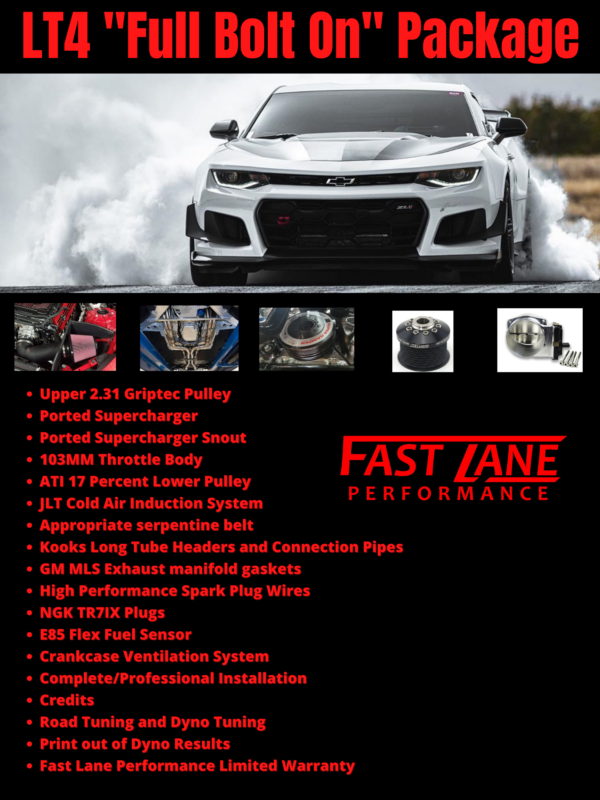 LT4 Full “Full Bolt On” Package – Fast Lane Performance