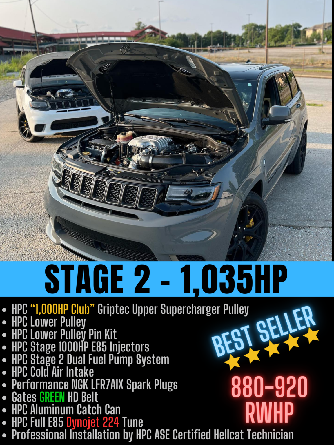 HPC Stage 2 – 1,035HP Package – Fast Lane Performance